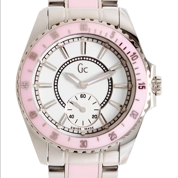 Guess | Accessories | Pink Guess Enameled Collection Sport Class Ladies ...